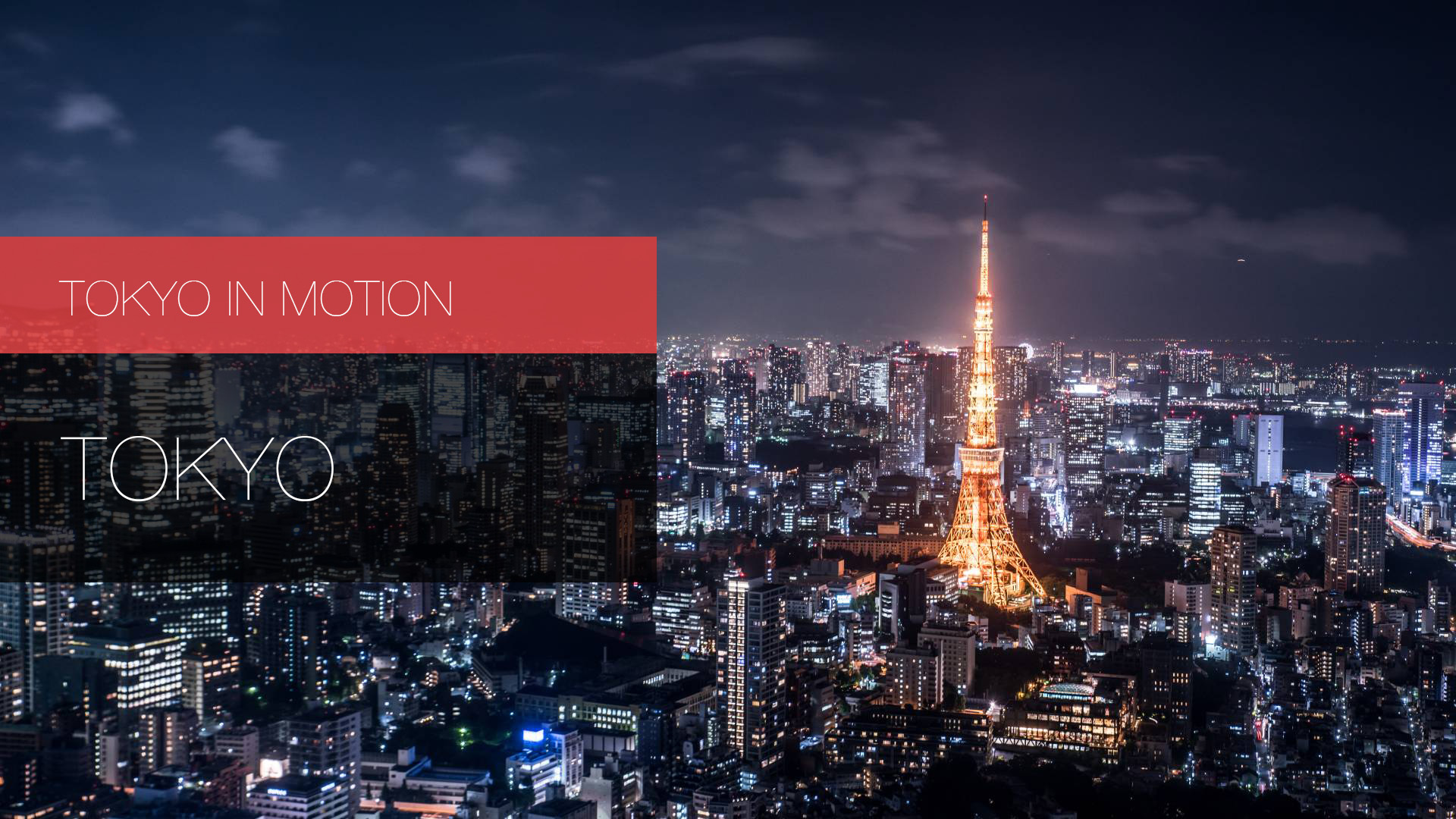 Tokyo in Motion Promo Video